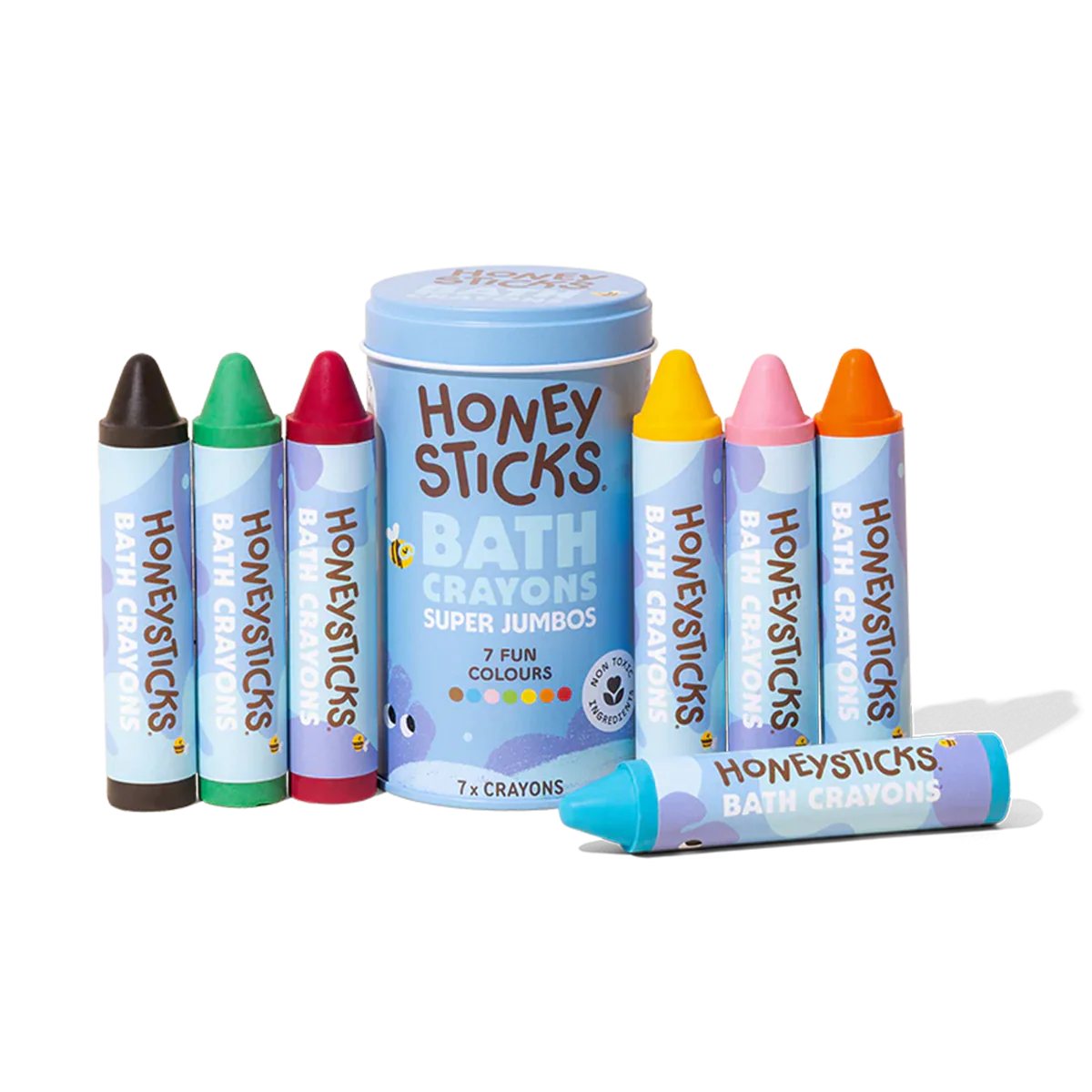 Honeysticks Bath Crayon Super Jumbos – Honey and Oat