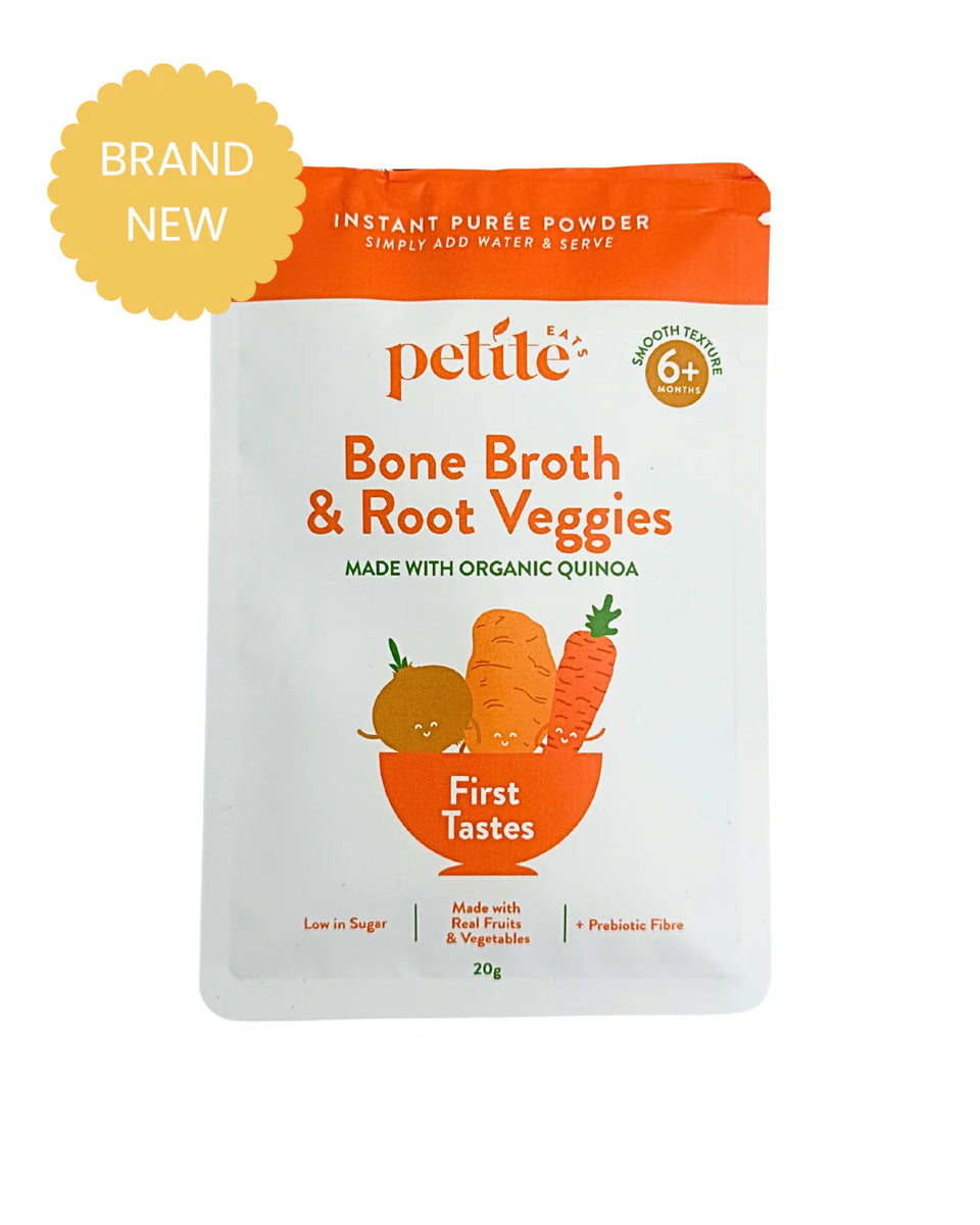 Petite Eats - Bone Broth & Root Veggies Baby Puree Powder 20g – Honey ...