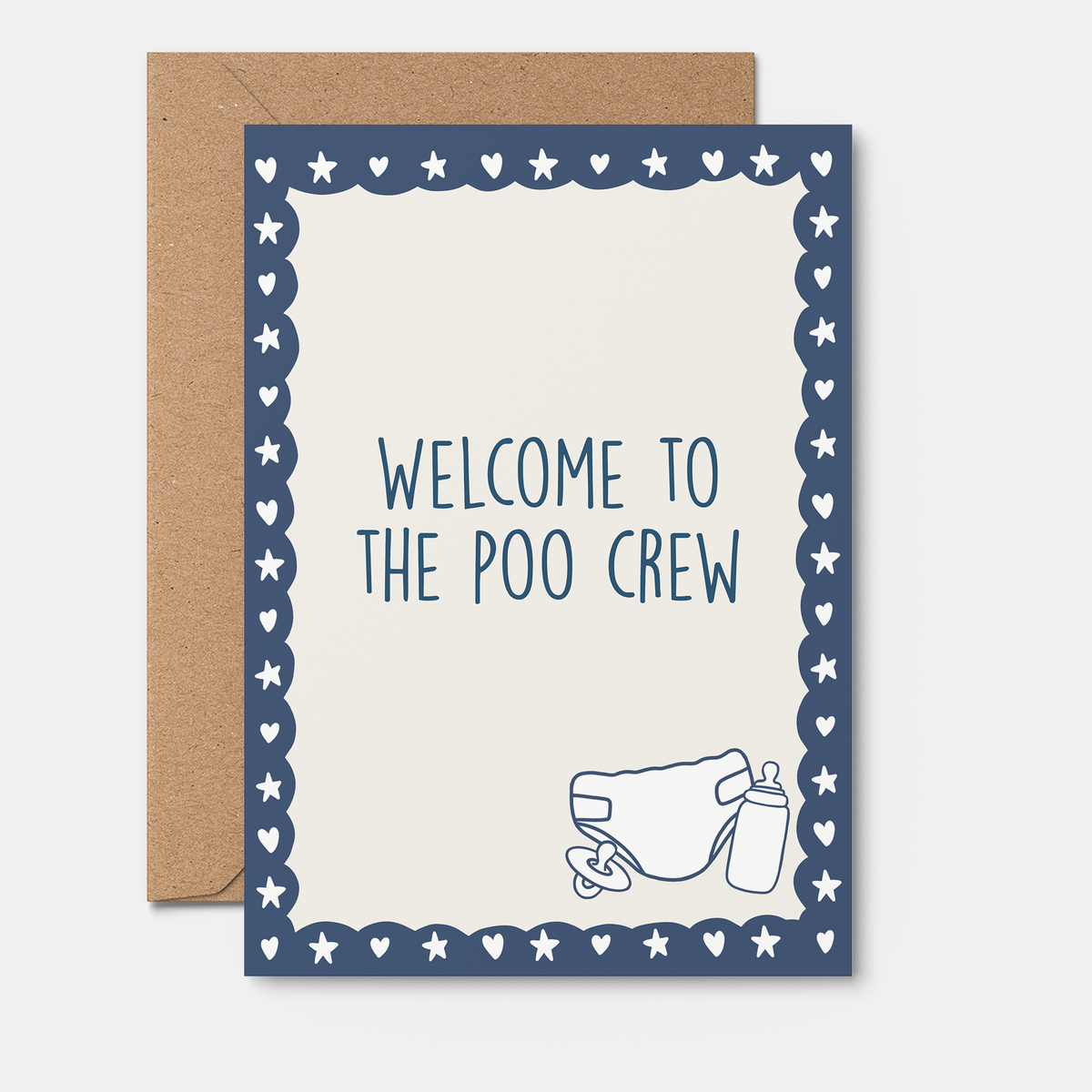 Poo Crew - Baby Card – Honey and Oat